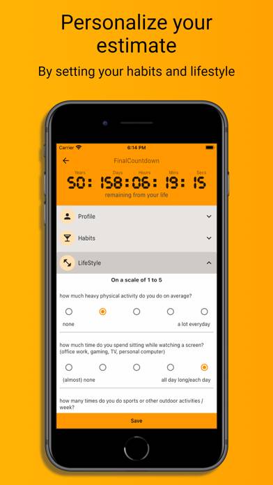 FinalCountdown Bucket List App App Download | WorldsApps