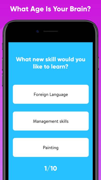 Test Your Brain Age Quiz Game Descargar | WorldsApps