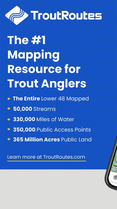 TroutRoutes: Fly Fishing Maps App Download | WorldsApps