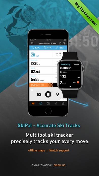 SkiPal - Accurate Ski Tracker App Download | WorldsApps