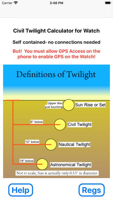 Descarga de la aplicación Civil Twilight for Watch | WorldsApps