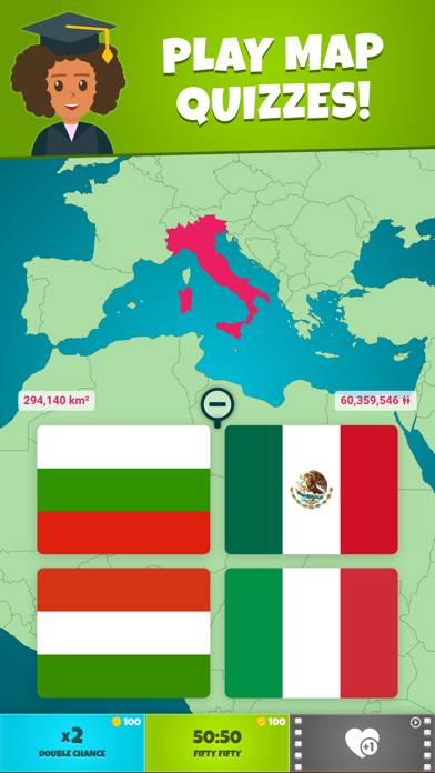 Flags 2: Map - Geography Quiz App Download | WorldsApps