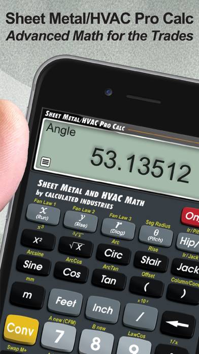 Sheet Metal HVAC Pro Math Calc App Download | WorldsApps