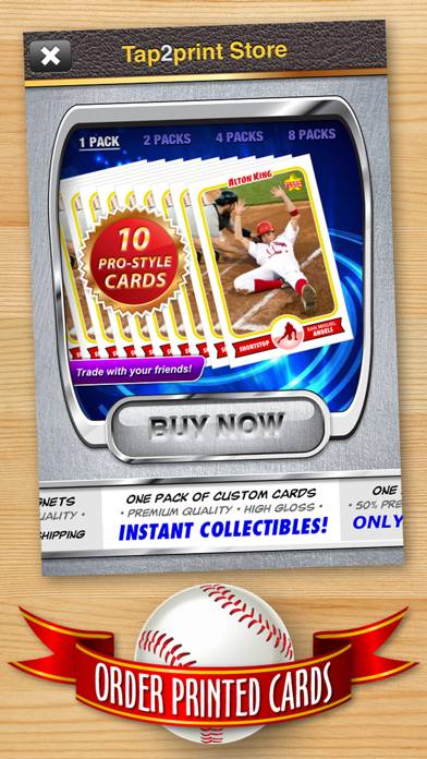 Baseball Card Maker (Ad Free) Make Your Own Custom Baseball Cards with ...