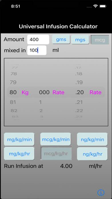 Anesthesia infusion calculator App Download | WorldsApps