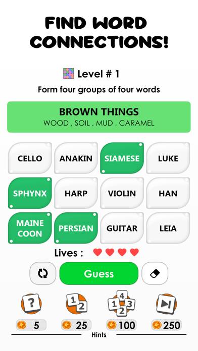 Words - Connections Word Game App Download | WorldsApps
