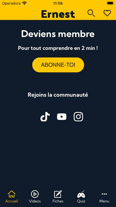 Téléchargement de l'application Ernest-app | WorldsApps