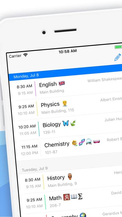 Weekly Timetable: The Schedule App Download | WorldsApps