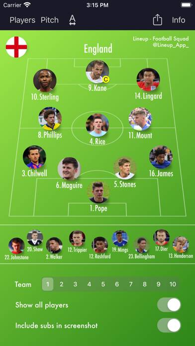 Download Lineup - Football Squad App [Updated Nov 22] | WorldsApps