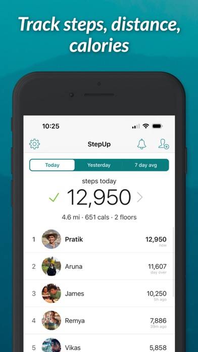 StepUp Pedometer Step Counter App Download | WorldsApps